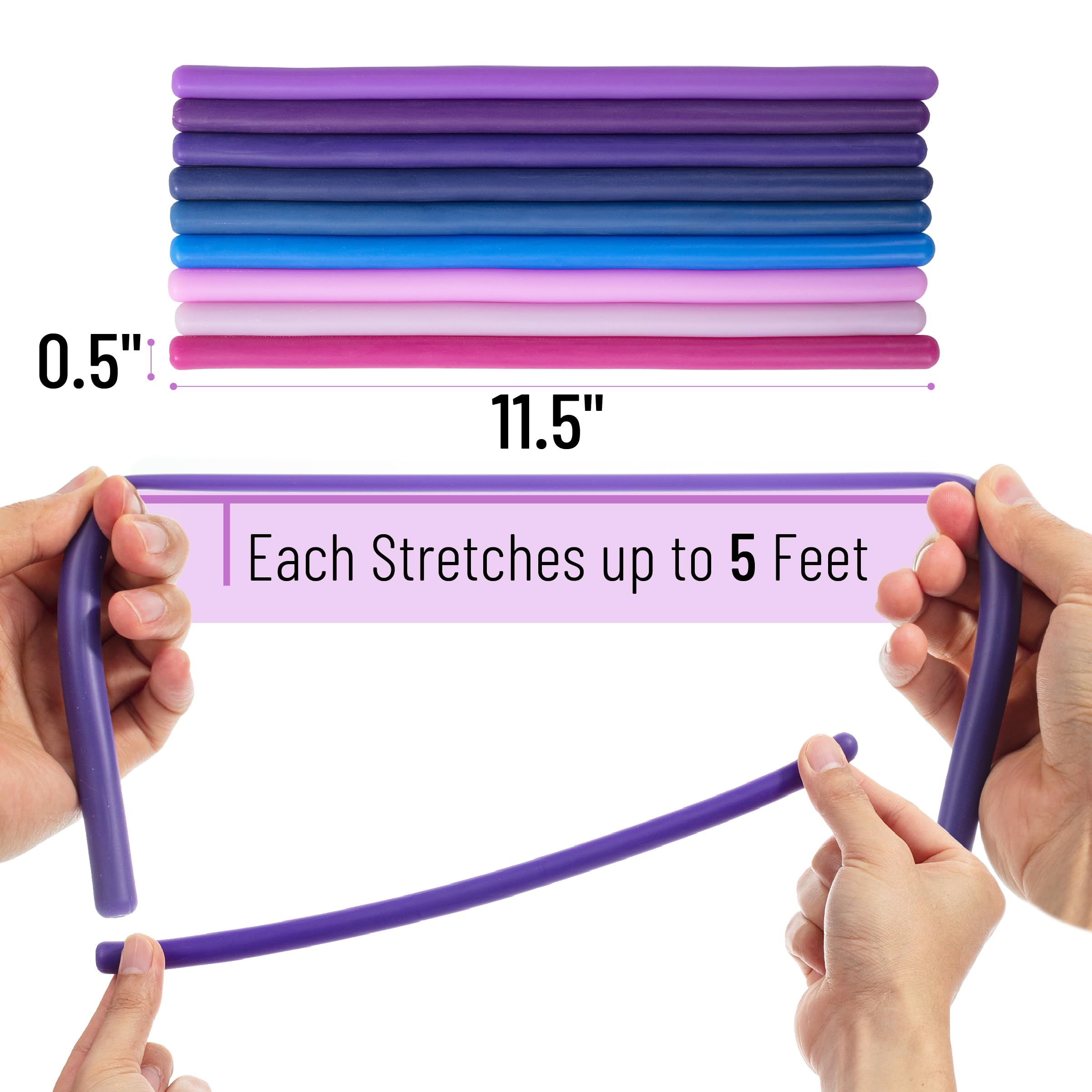 Snapklik.com : Monkey Noodles Fidget Toy, 9 Pack, Magic Castel Color ...