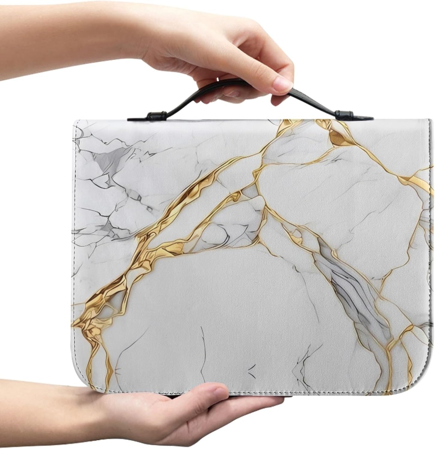 Amazon.com: Bengbobar Bible Cover Marble Bible Holder Church Bag for ...