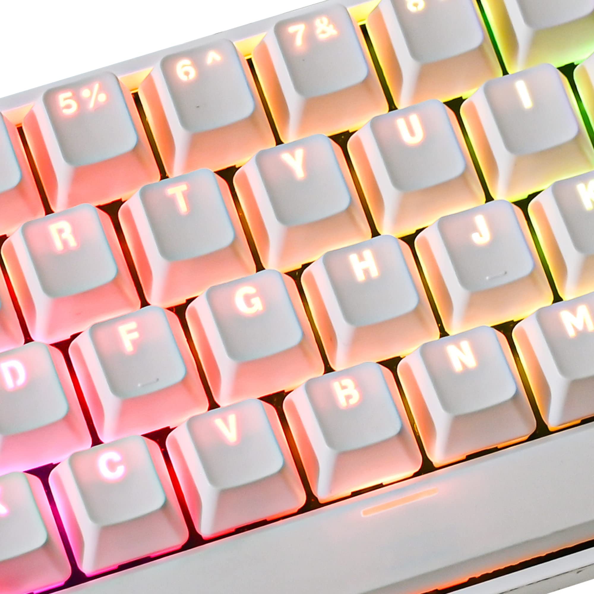 Buy GTSP Backlit Keycaps for 60 Percent Keyboard, RK61 PBT Keycaps OEM ...