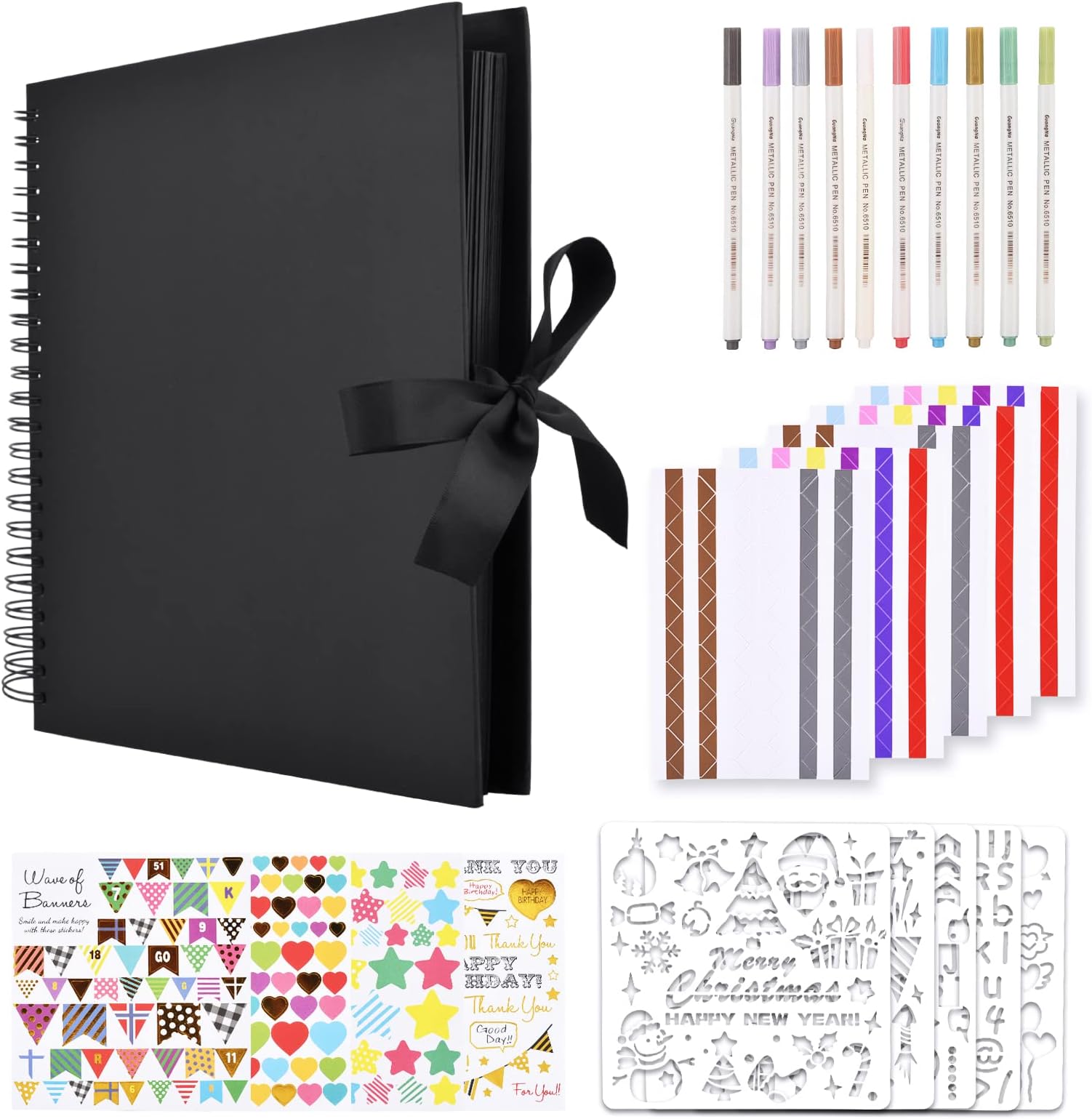 Amazon.com: White Scrapbook Wedding Photo Album - 80 DIY 12x12 Pages ...