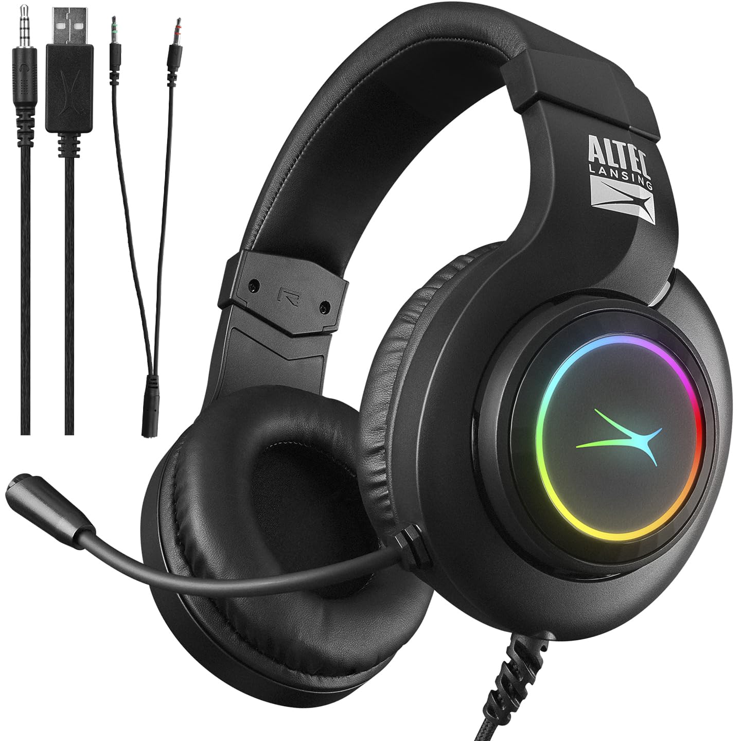 Altec ALGH9602 RGB Gaming Headset - Noise Cancelling Microphone ...
