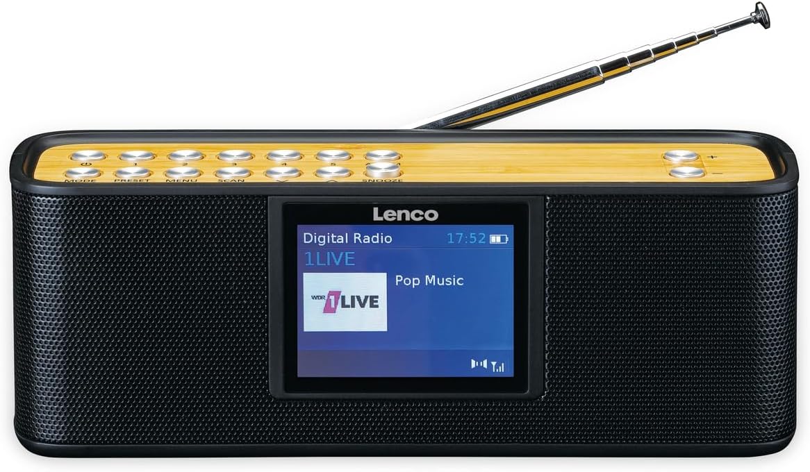 Lenco PDR-045 Portable DAB+ Radio - DAB+ Radio with Bluetooth® - PPL FM ...