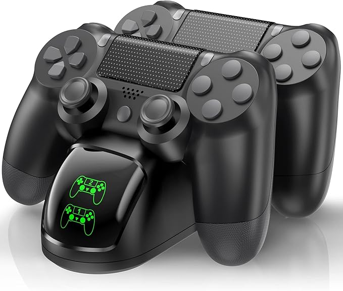 Amazon.com: PS4 Controller Charger Dock Station, PS4 Controller Charger ...