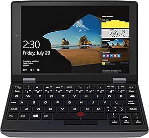 7 Inch Fanless Mini Laptop, Intel Celeron N4000 Mini Pocket Computer ...