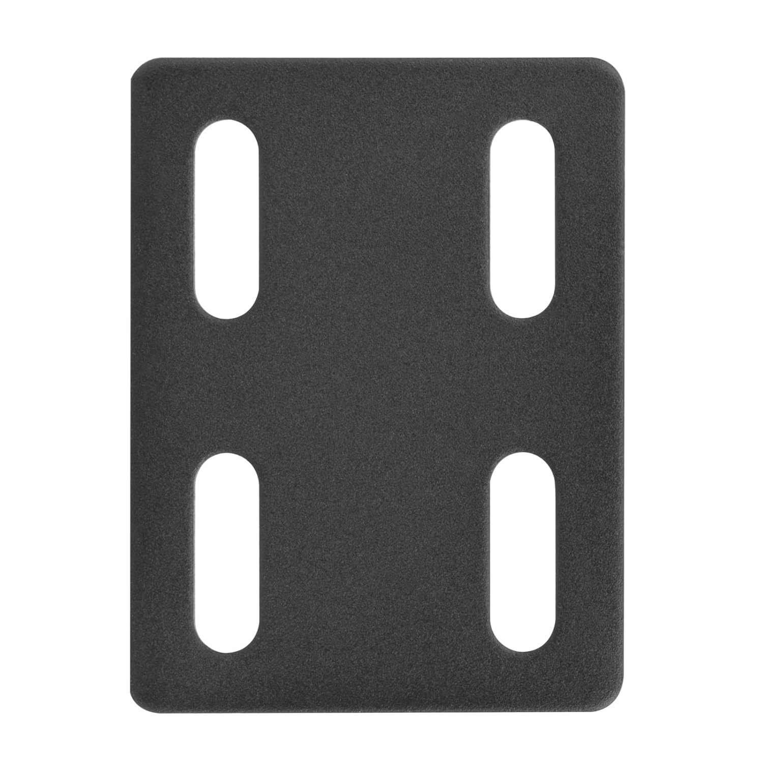 10 PCS 4" Black Adjustable Flat Straight Mending Bracket Plate with ...