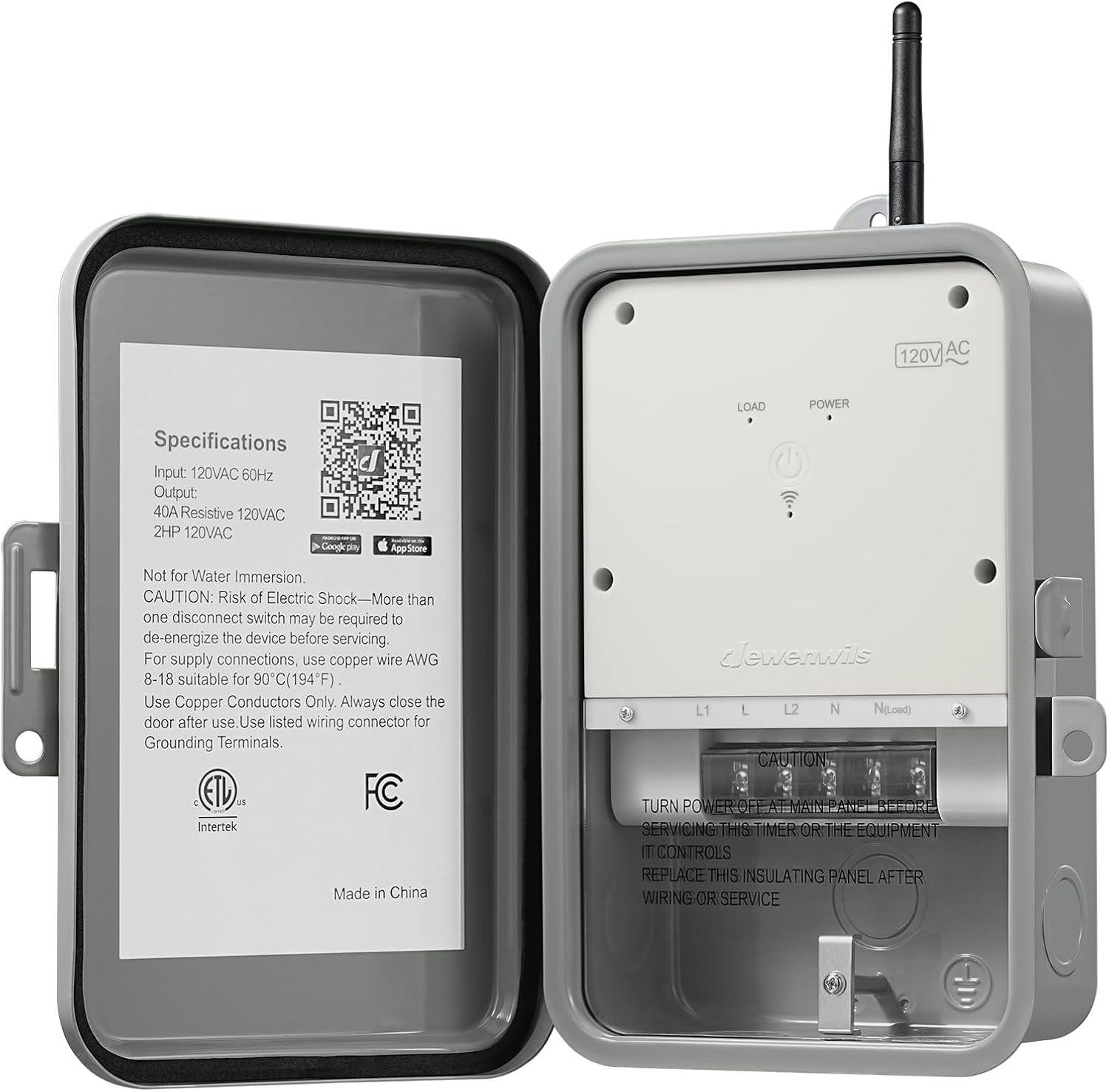 Amazon.com: DEWENWILS Pool Pump Timer, Outdoor Smart WiFi Box, Heavy ...