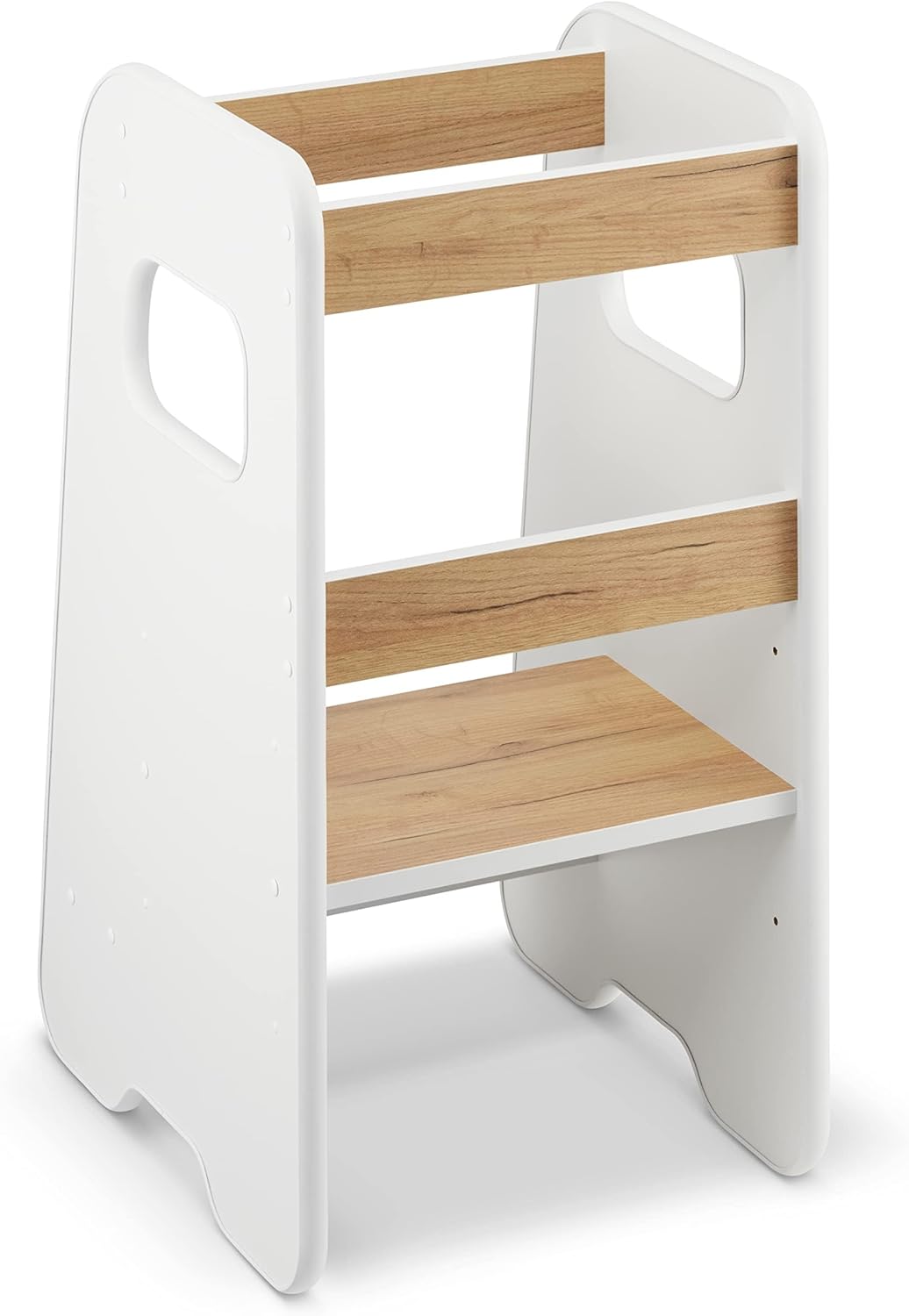 RONMALL Torre para niños pequeños, taburete de cocina con bordes de ...