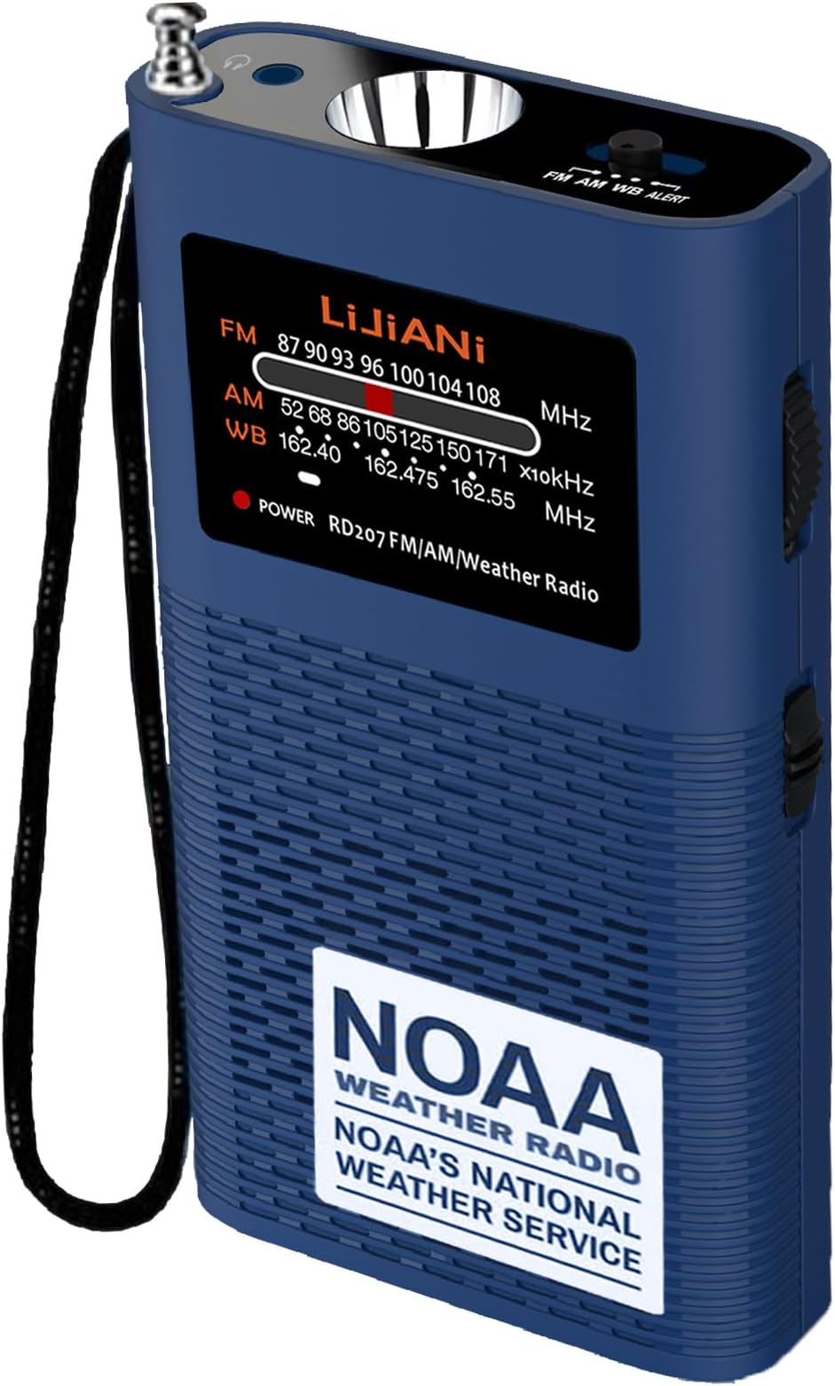 Amazon.com: NOAA Weather AM FM Radio Portable Battery Operated by 2 AA ...