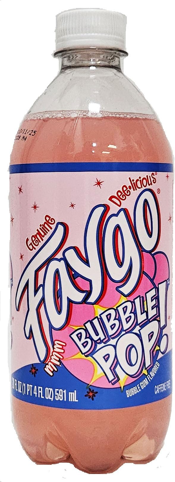 Amazon.com : Faygo Bubble Pop! bubble gum flavor soda pop, 20-fl. oz ...