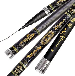 Amazon.com : Travel Fishing Rods,7 Piece Fishing Pole 8-16m Surf ...