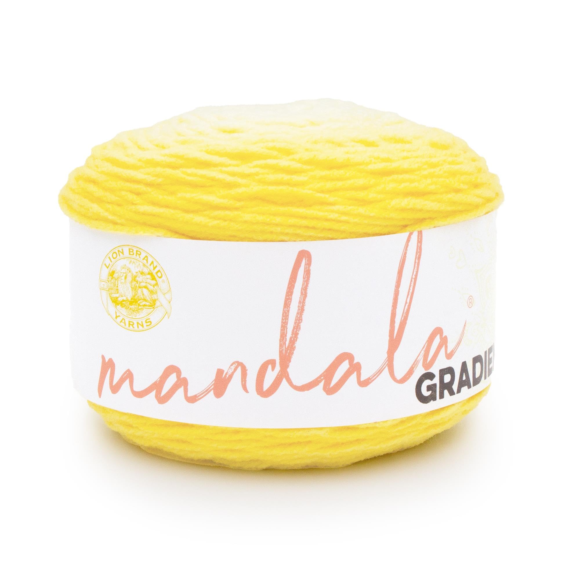Amazon.com: Lion Brand Yarn Mandala Gradient, Multicolor Yarn for ...