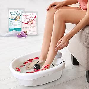 Amazon.com: MSFOOT Ionic Cleanse Foot Bath Detox Machine with [2 Arrays ...