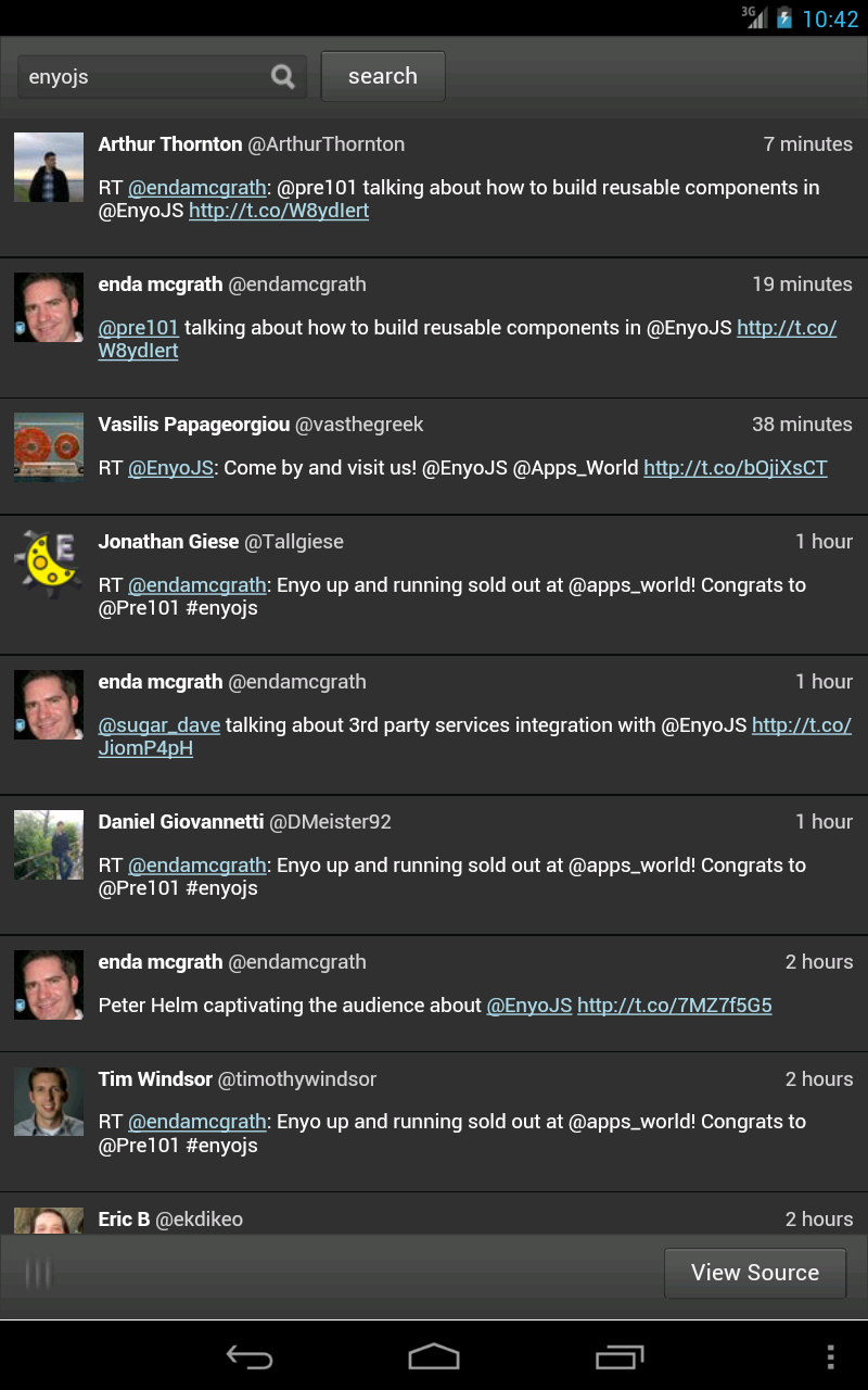 Enyo Sampler - App on Amazon Appstore