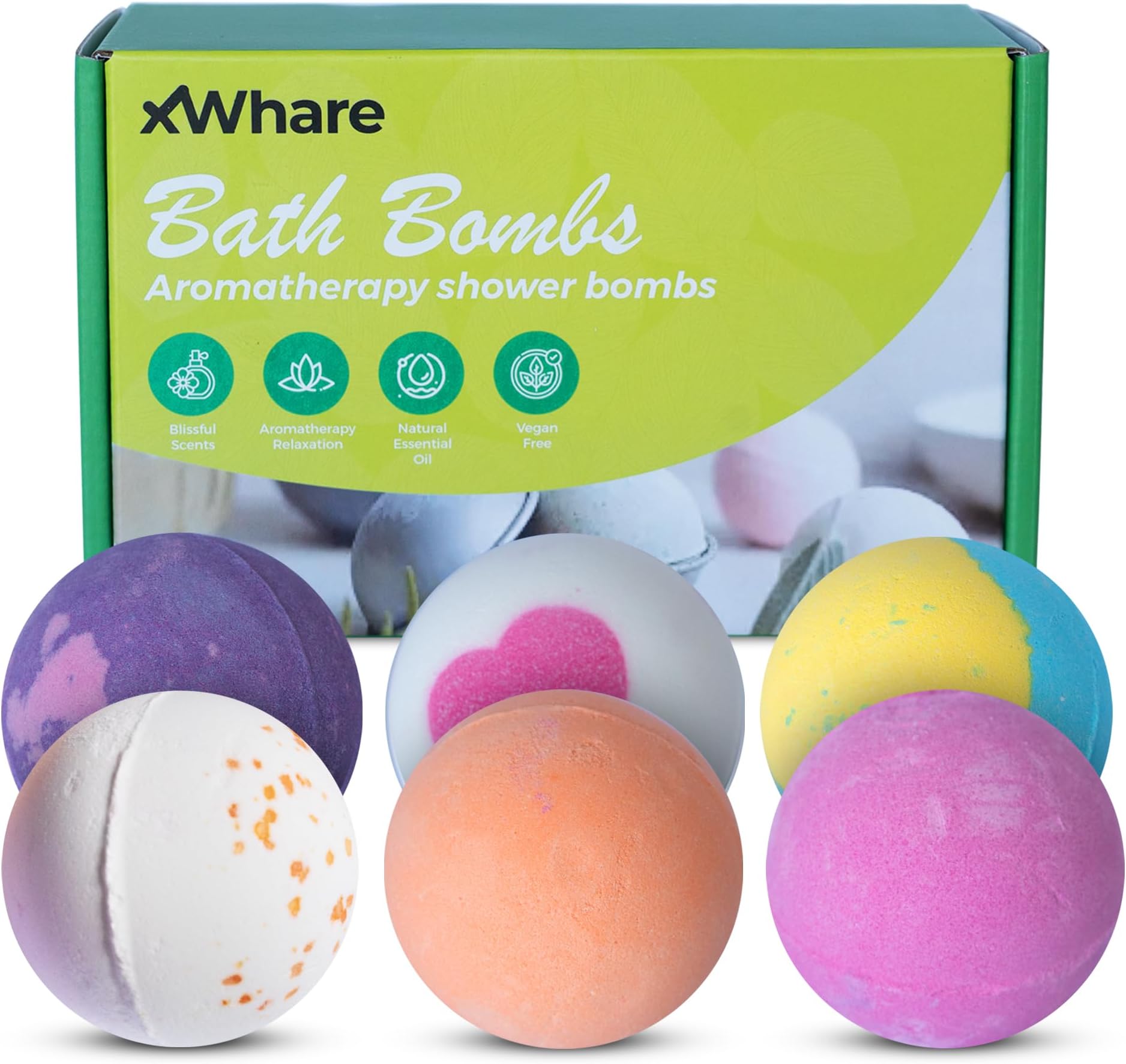 Amazon.com : artnaturals Large Bath Bombs Gift Set kit â€“ (12 x 4 Oz ...