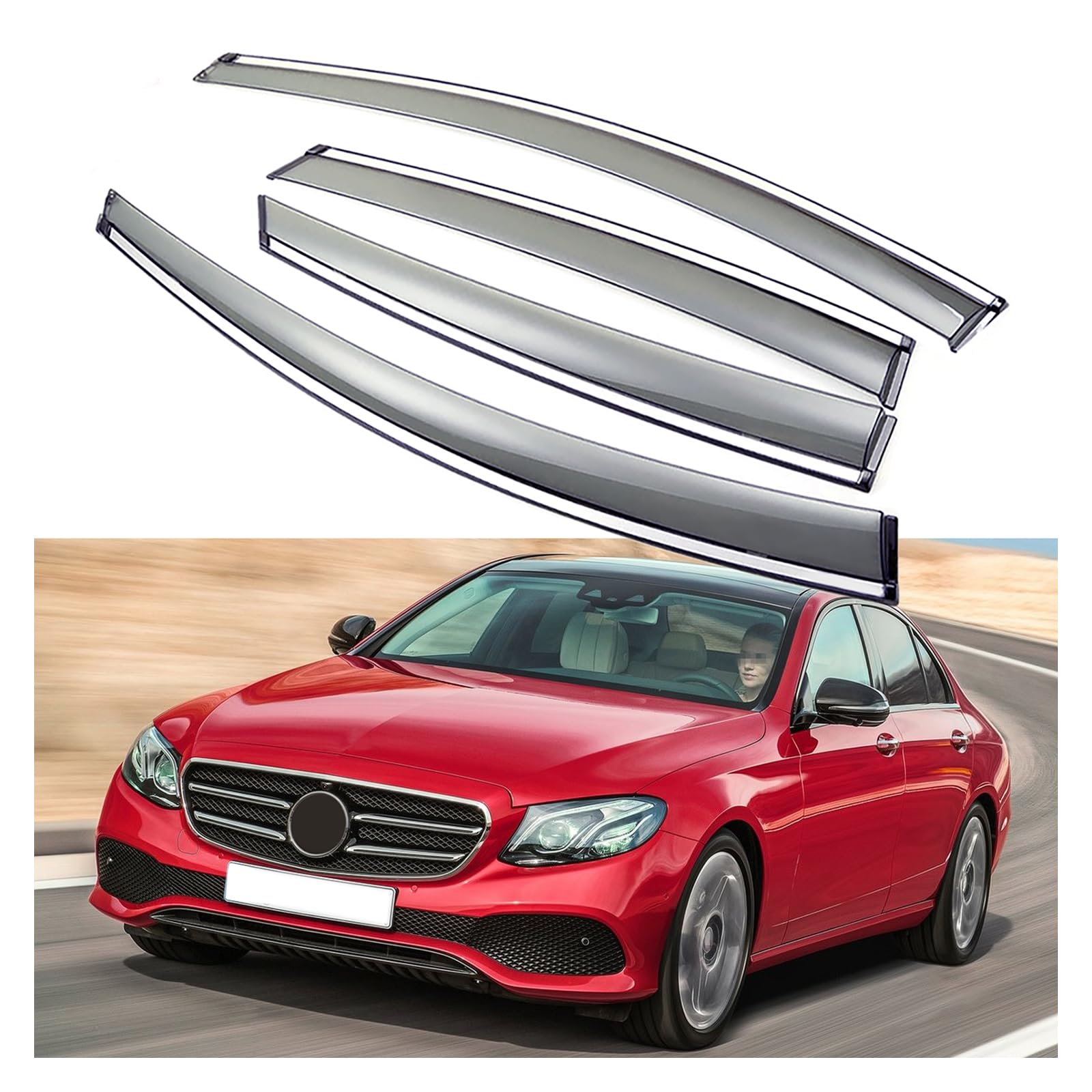 Amazon.com: SPEEDLONG Window Visors Vent Shade Deflectors Rain Guards ...