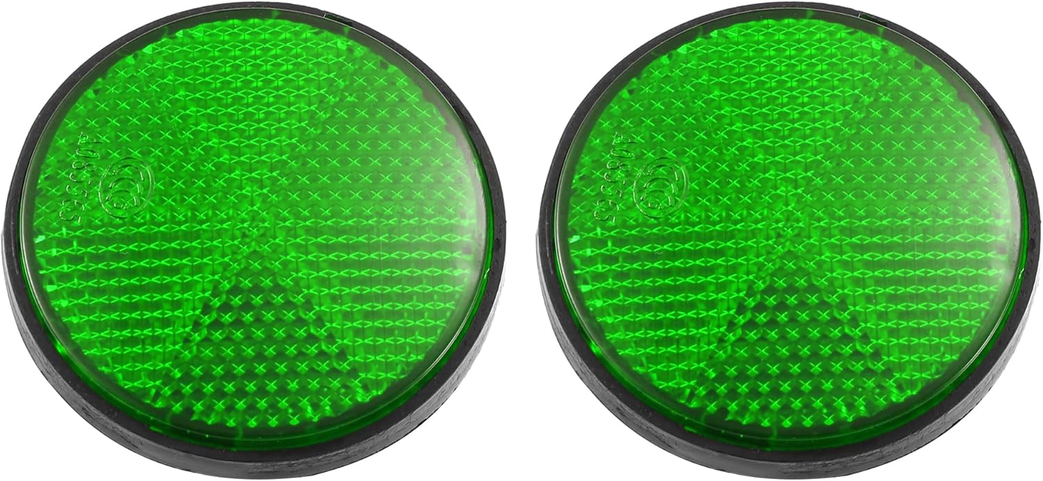 Amazon.com: X AUTOHAUX 2 Pcs 56mm Green Plastic Universal Round ...
