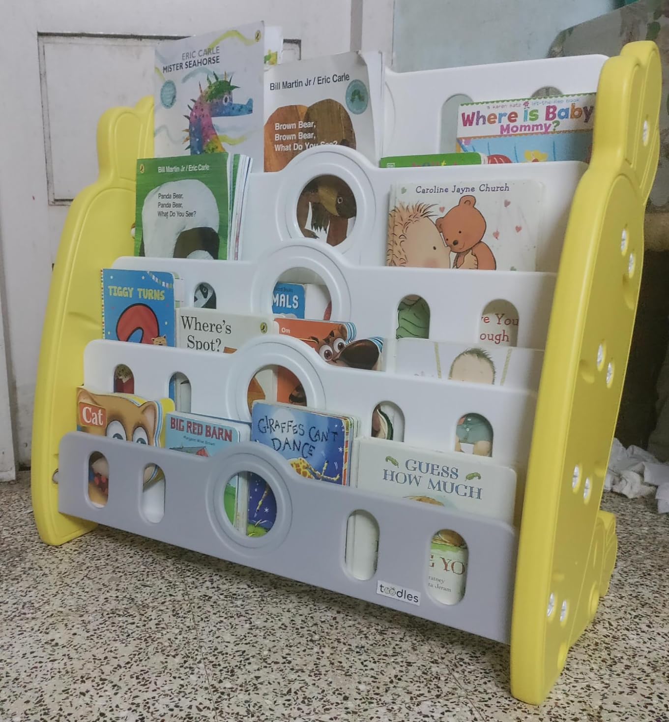 Toodles Kids Front Facing Bookshelf | Kids Book Storage Rack| Kids ...