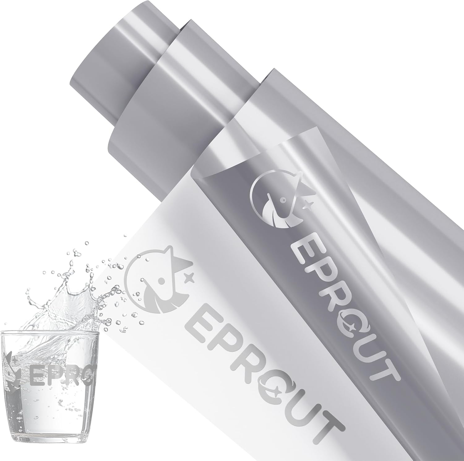 Amazon.com: EPRCUT Grey Permanent Vinyl, 12" x 15FT Gray Adhesive Vinyl ...