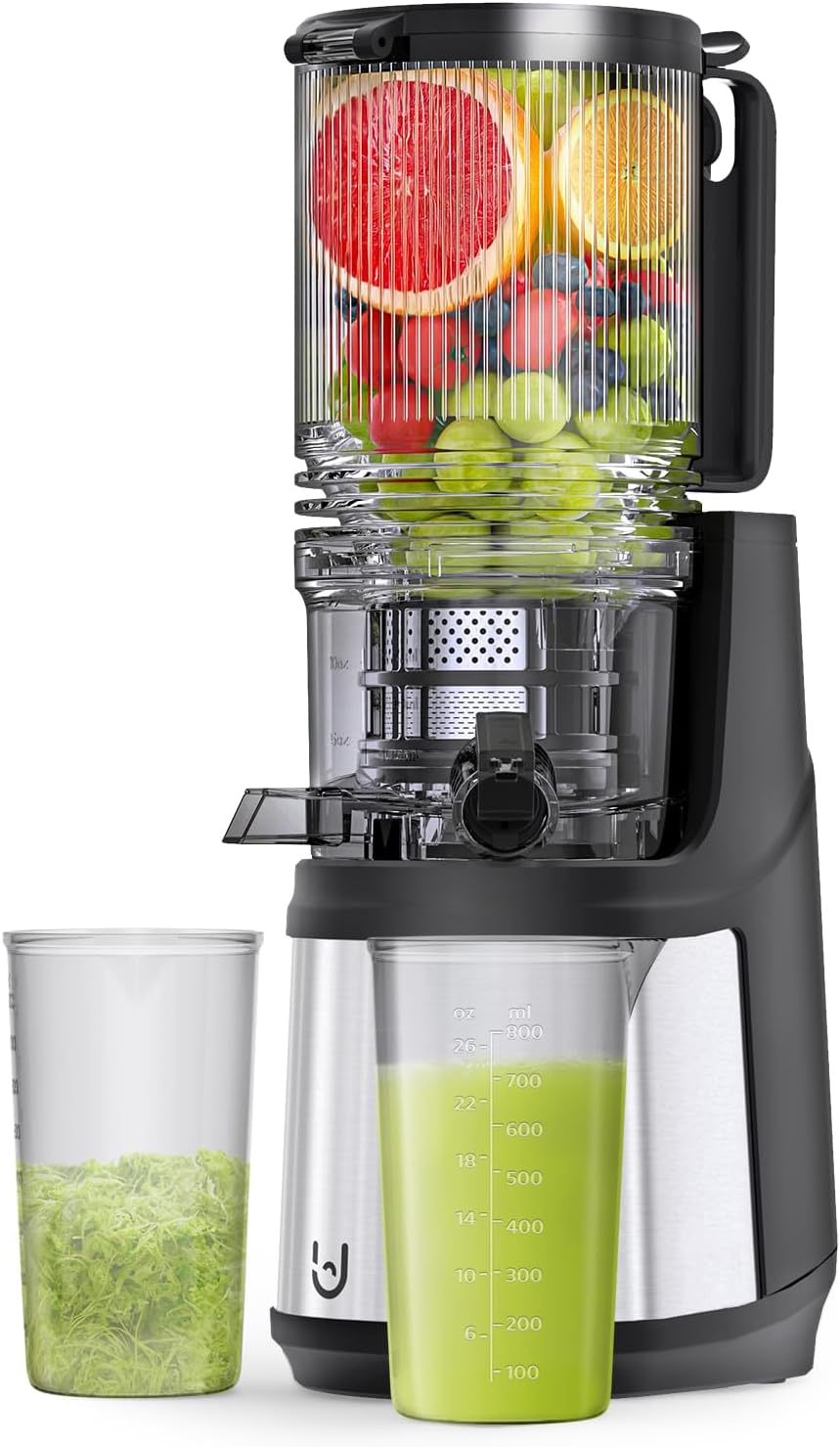 Amazon.com: Cold Press Juicer Machines, Fretta Slow Masticating Juicer ...