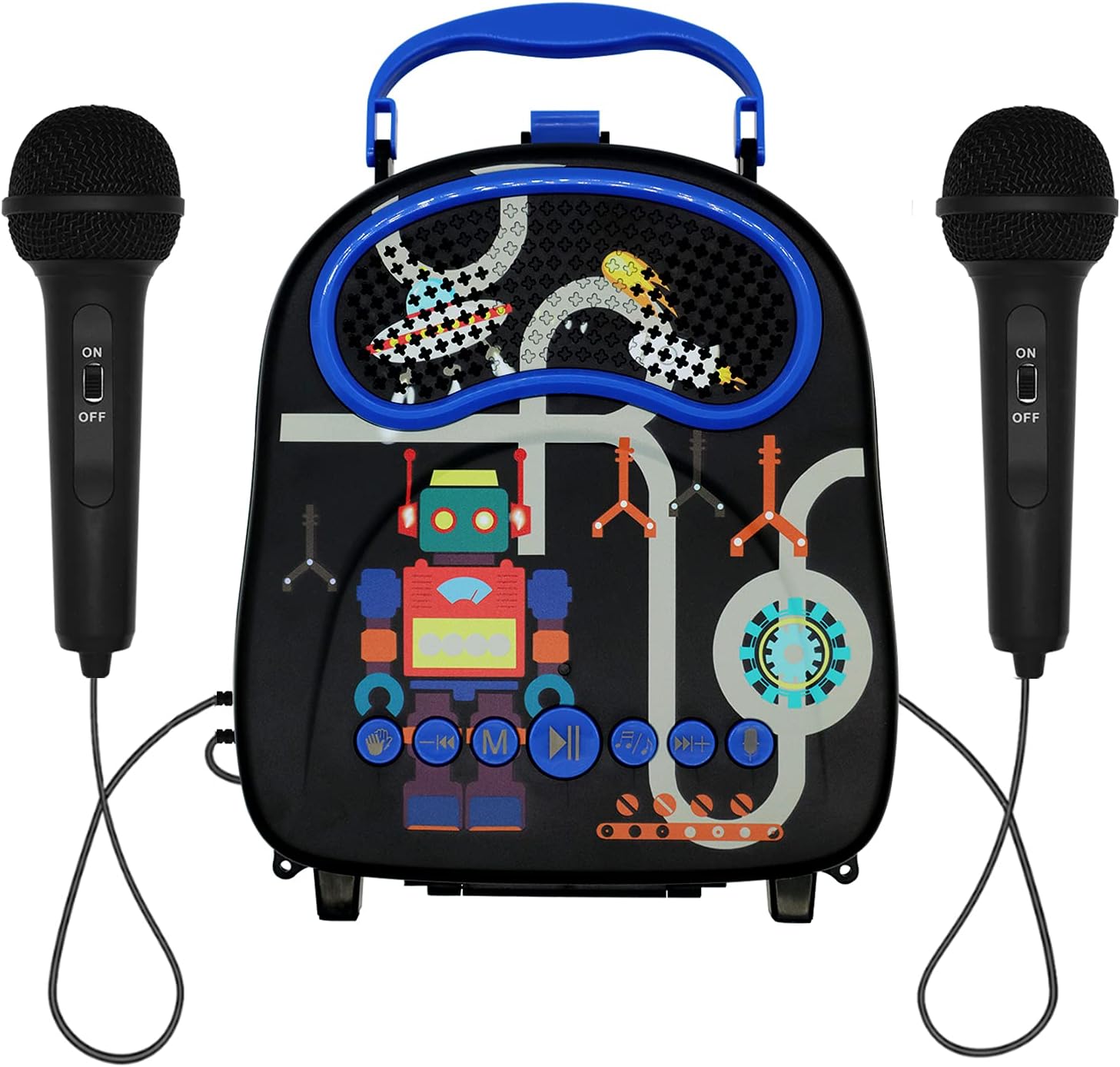 Amazon.com: Kids Karaoke Machine for Boys Girls with 2 Microphones ...