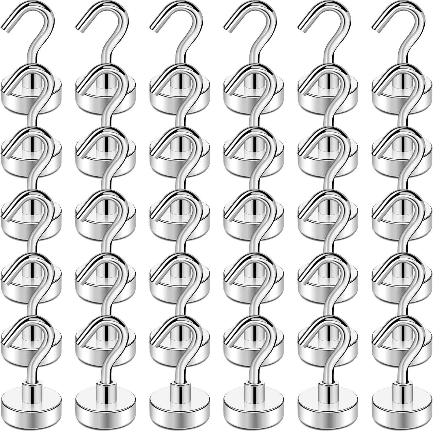 Amazon.com: TRYMAG Magnetic Hooks Heavy Duty, 28Lbs Super Strong Magnet ...