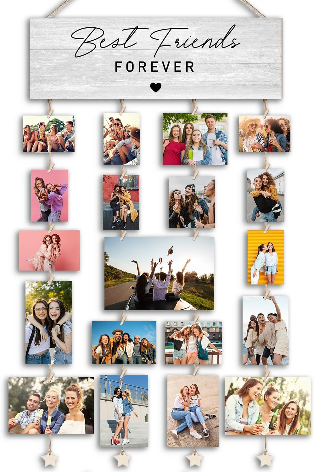 Amazon.com - Orchroma Forever Friends Picture Frames Collage Wall Decor ...