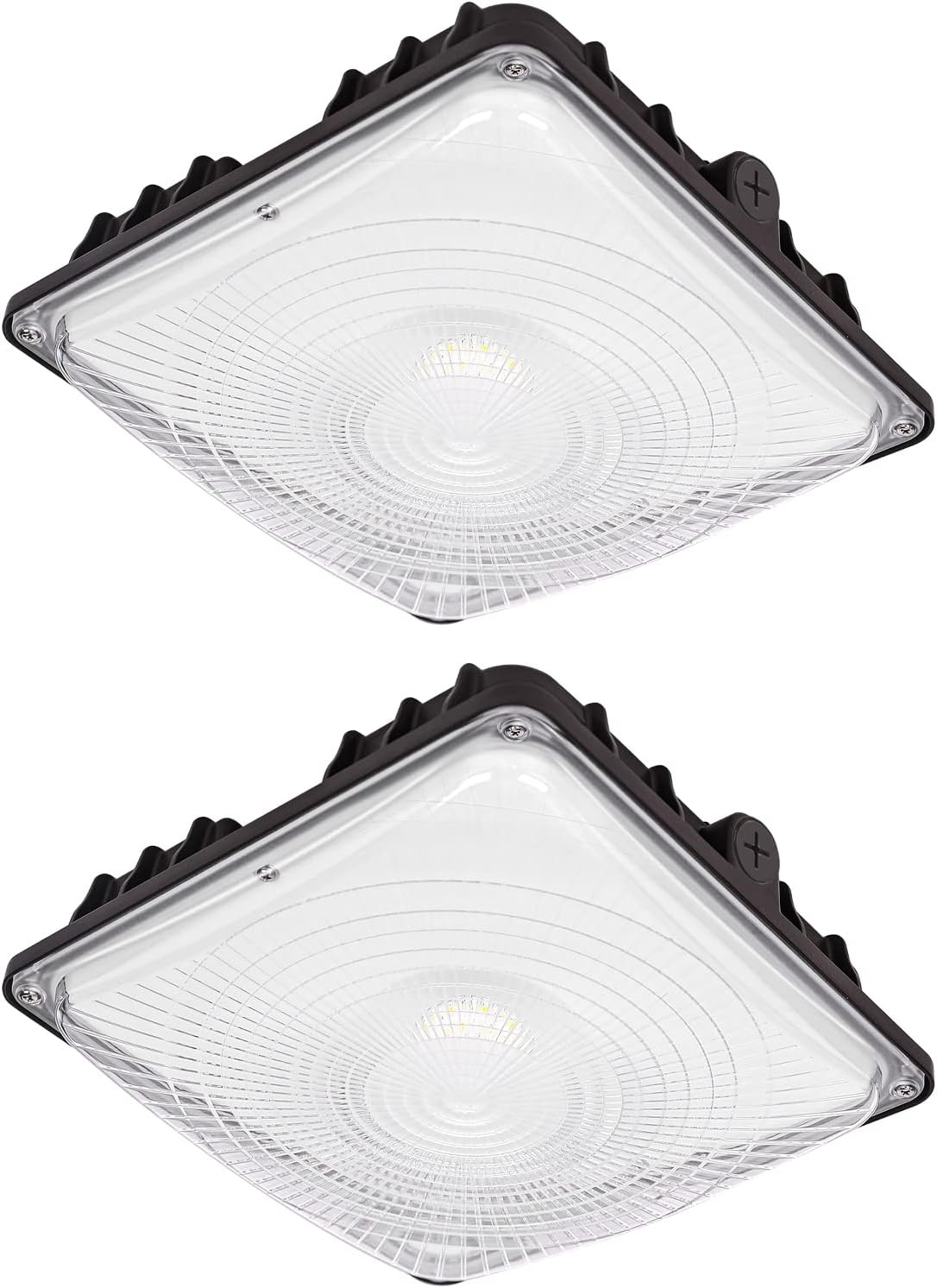 CINOTON 40W Outdoor LED Canopy Light, IP65 Waterproof Commercial Canopy ...