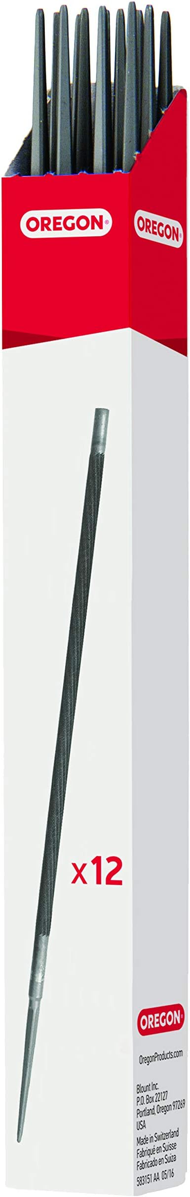 Amazon.com: Oregon 70503/80503 3/16-Inch Chain Saw File, Package may ...