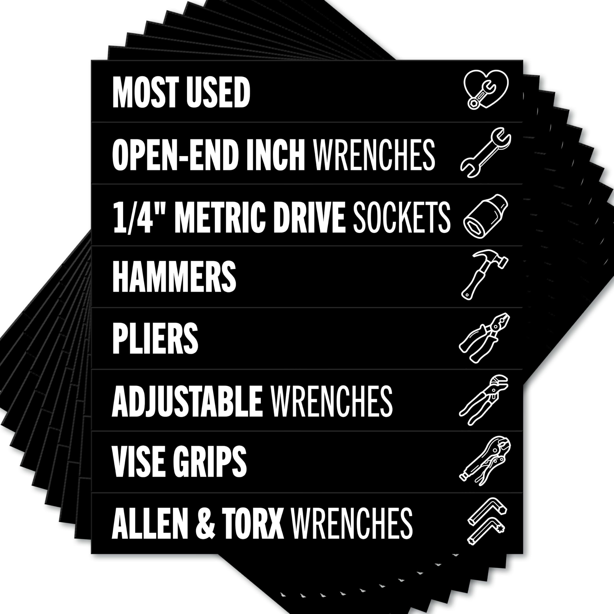 Amazon.com: Toolbox Organization Magnetic Labels - 84 Large, Tool Chest ...