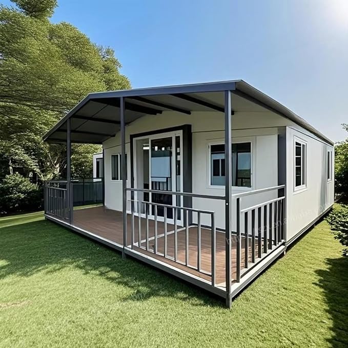 Amazon.com: Casa pequeña prefabricada de lujo modular móvil Villa Hotel ...