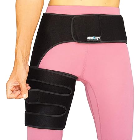 Amazon.com: ROXOFIT Hip Brace - Hamstring Thigh Compression Support ...