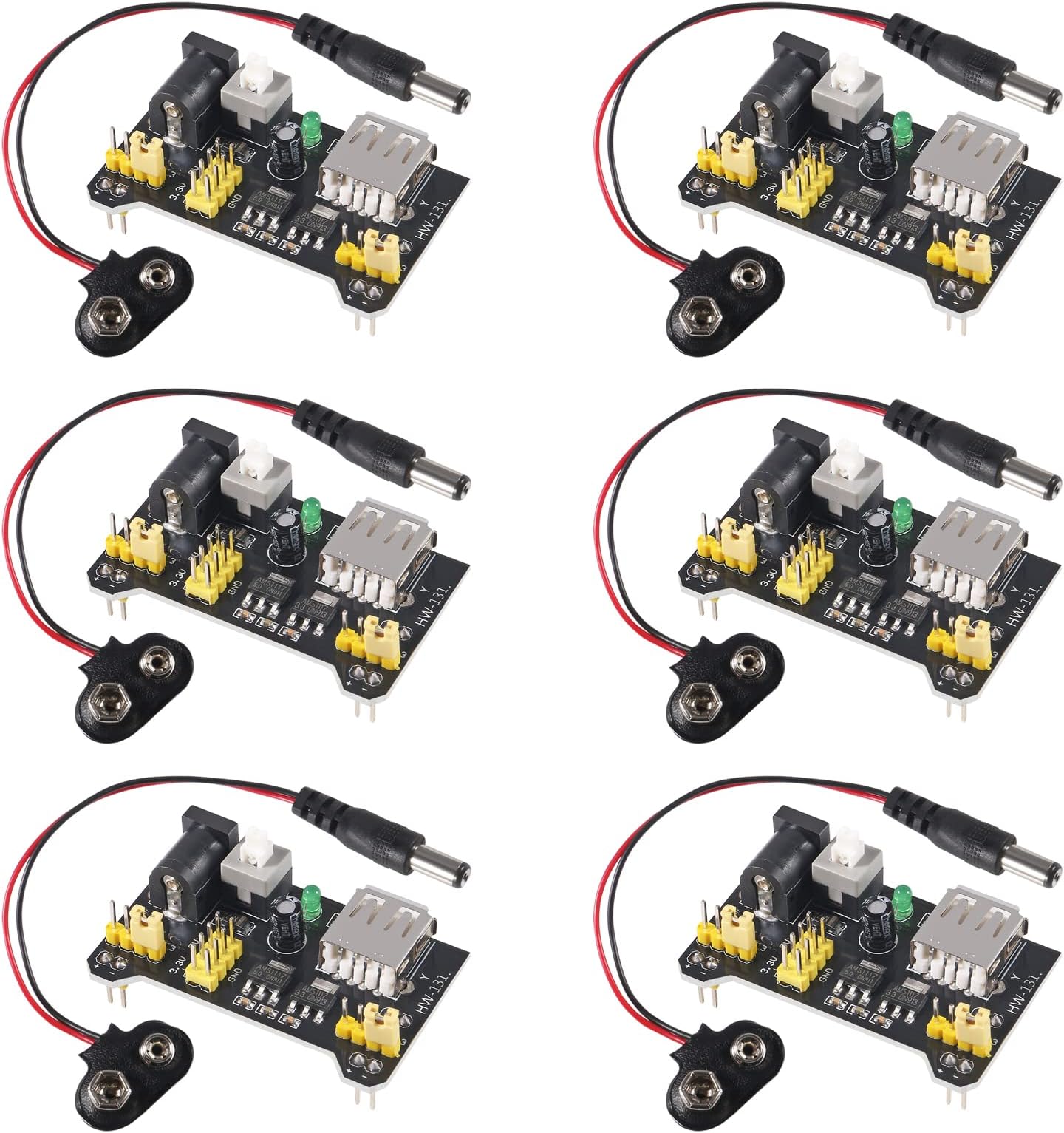 Amazon.com: ALAMSCN 3.3V 5V MB102 Solderless Breadboard Power Supply ...