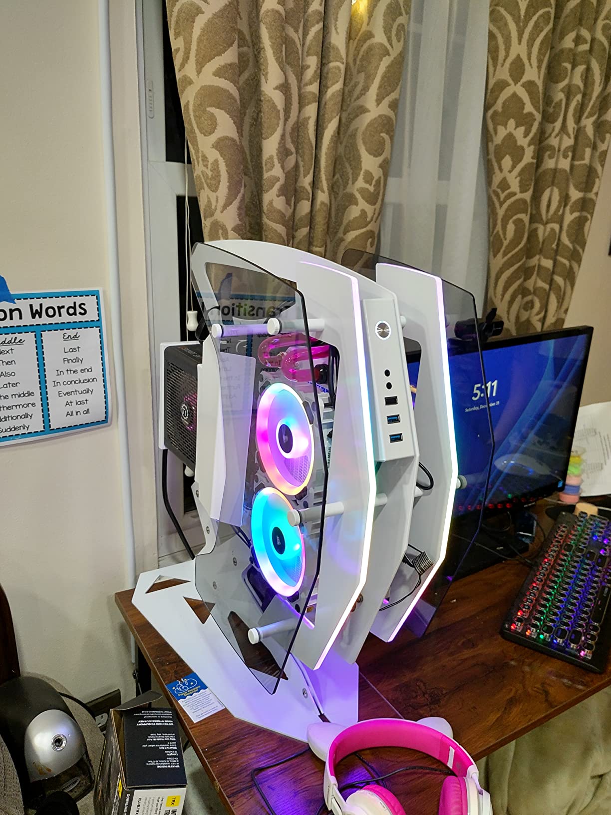 $23/mo - Finance KEDIERS PC Case - ATX Tower Tempered Glass Gaming ...