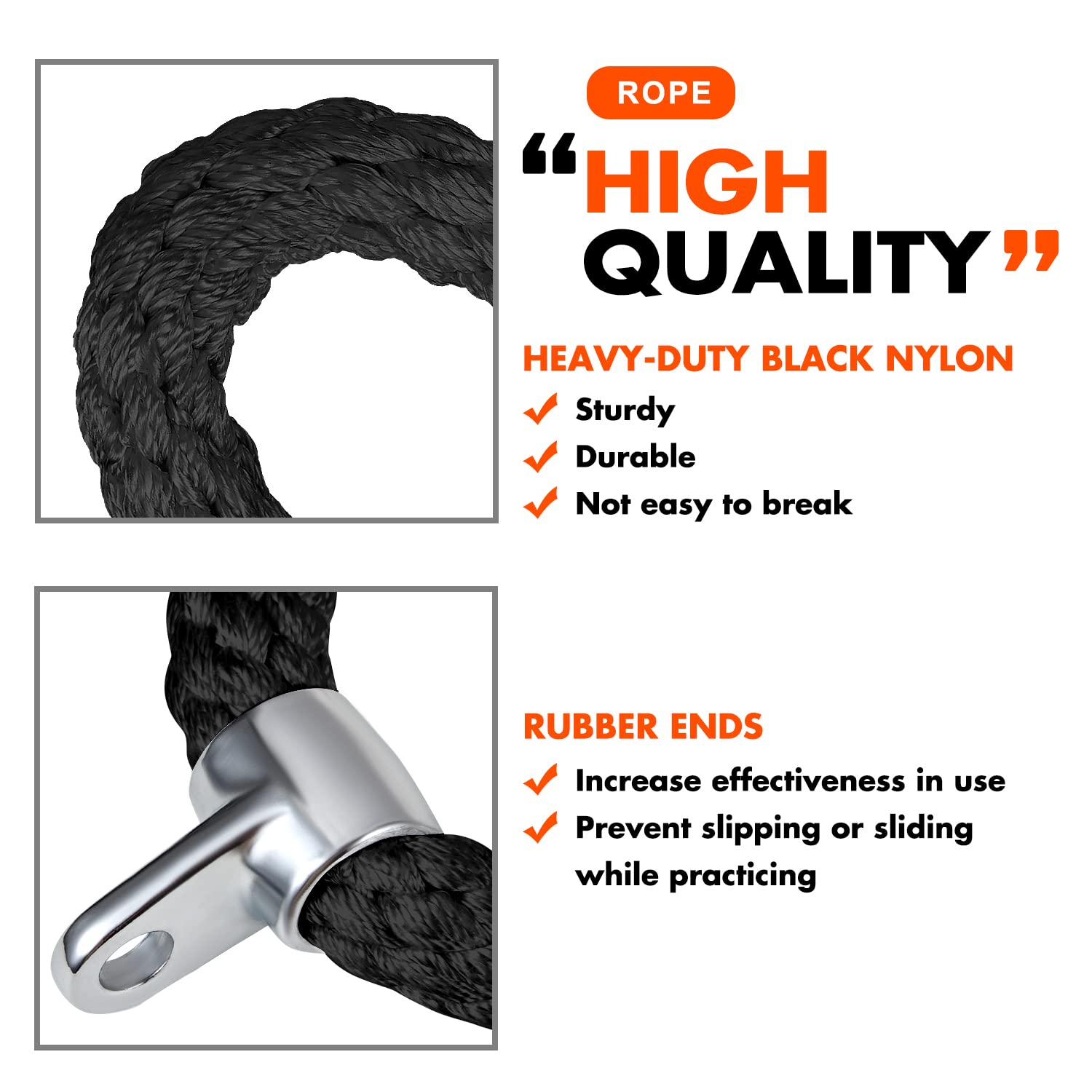 Snapklik.com : Tricep Rope, Cable Machine Attachment, LAT Pulldown ...