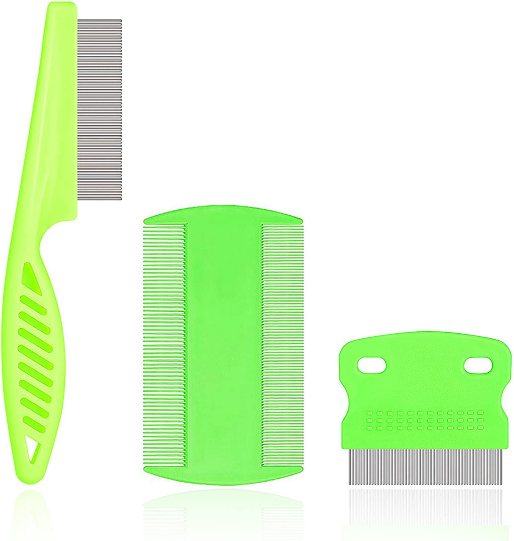 Amazon.com: SKYPIA 3 Packs Flea Comb for Dogs Tick Comb Flea Comb for ...