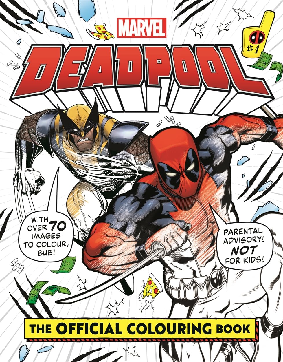 Studio Press Marvels Deadpool The Official Colouring Book.: Marvel ...