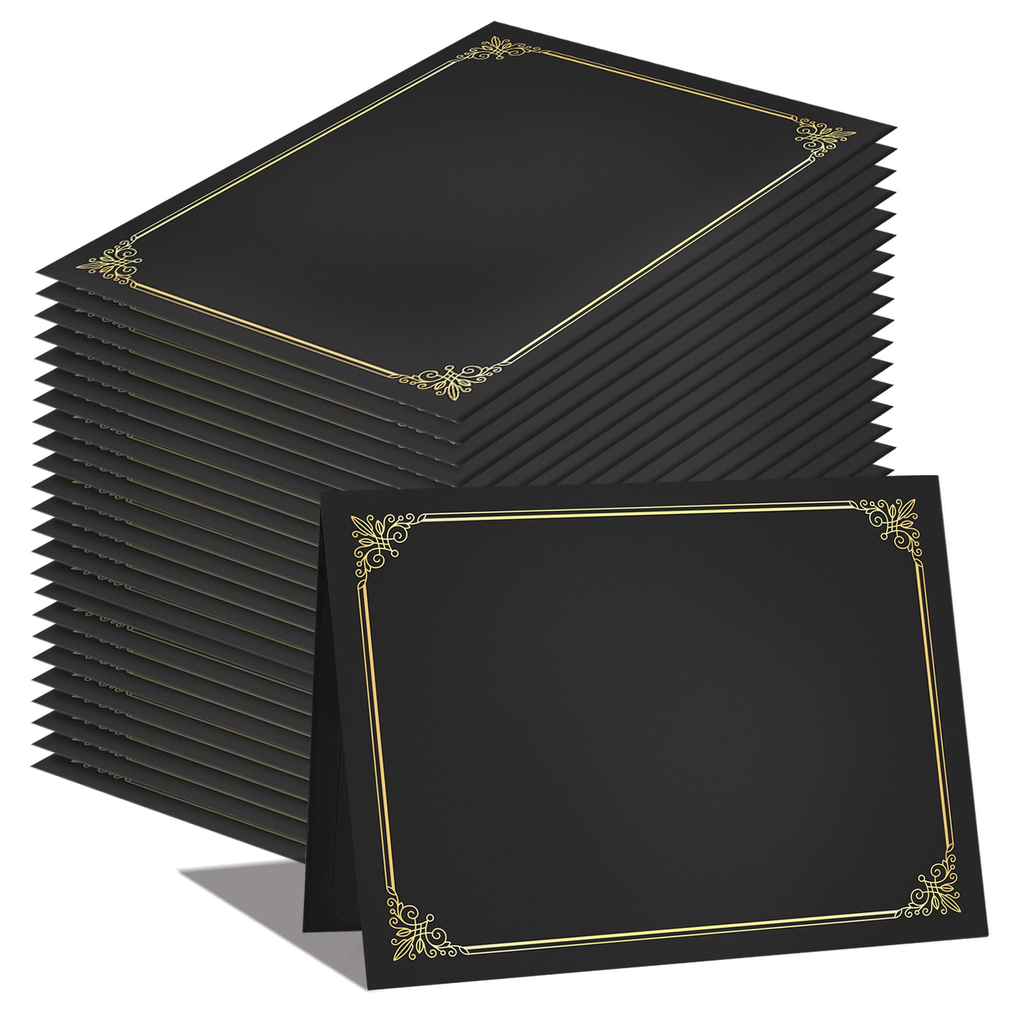 Snapklik.com : GNL Certificate Holders - 25 Packs Black Diploma Holders ...