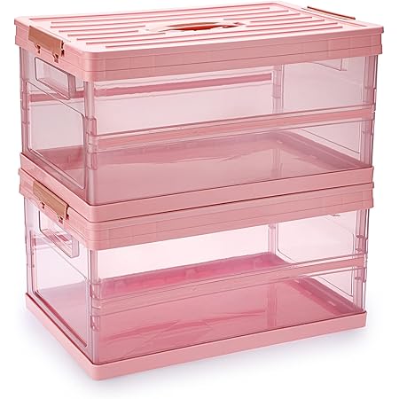 Amazon.com - Apsan Collapsible Storage Bins with Lids for organizing ...