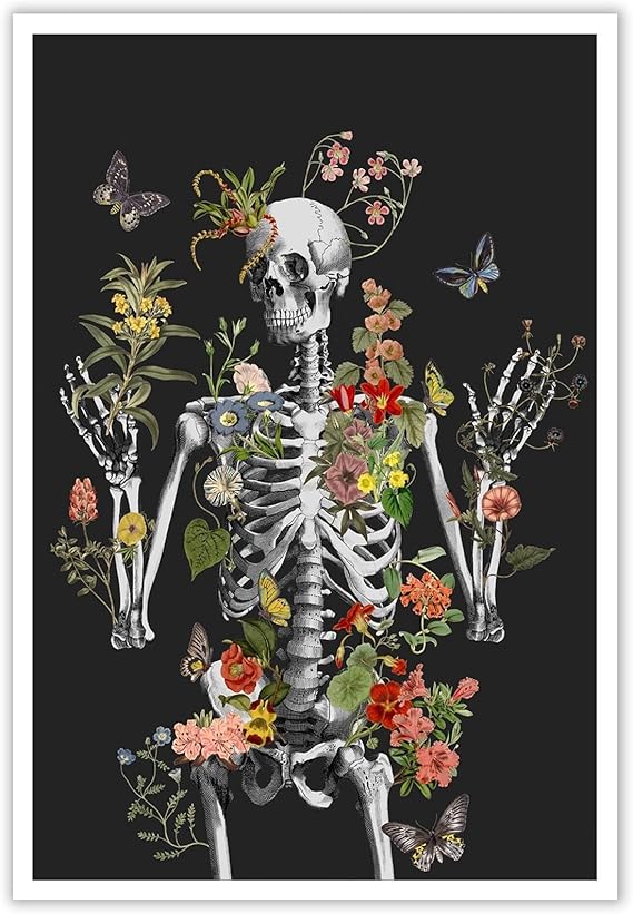 Amazon.com: ADRHGCY Skeletal System Anatomy Poster Laminated Human ...