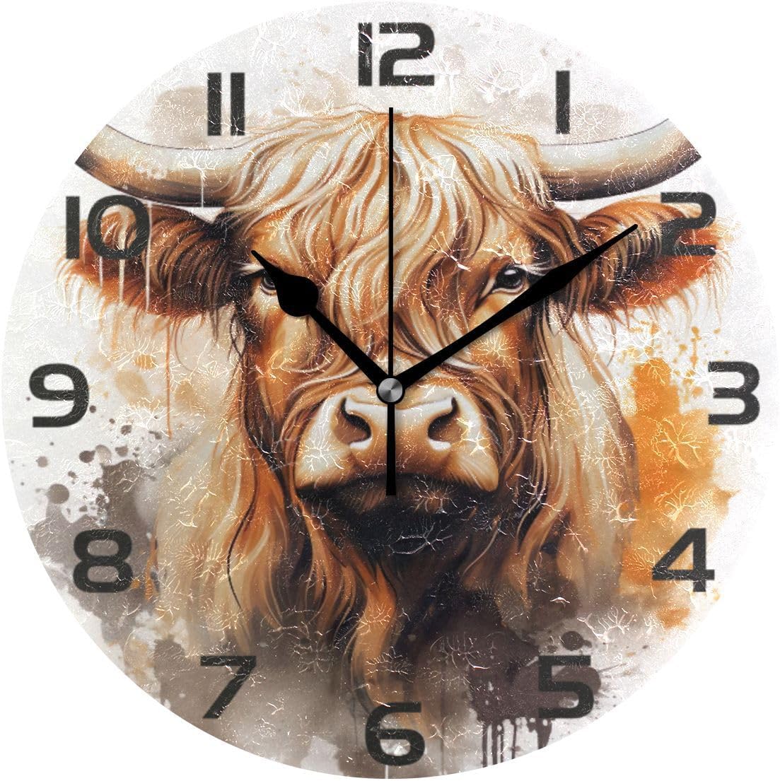 Wrendale Designs by Hannah Dale - Bright Eyes Hare Wall Clock - 30cm ...