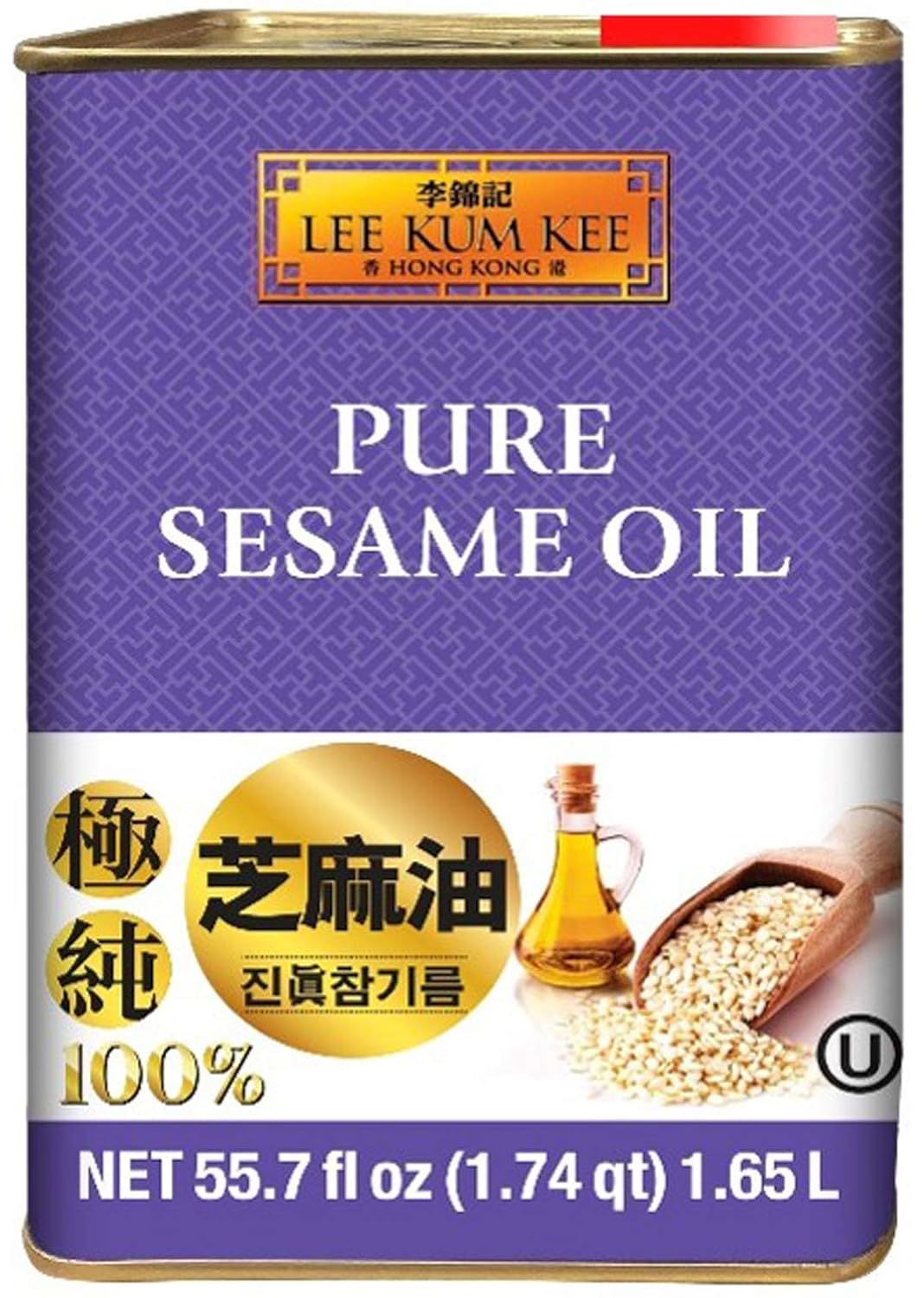 Amazon.com : Pure Sesame Oil | 55.7 fl oz | 1.65 L : Grocery & Gourmet Food