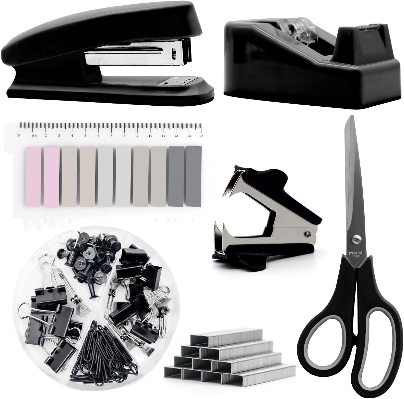 Amazon.com : sportsvoutdoors Black Desk Accessories, Black Office ...