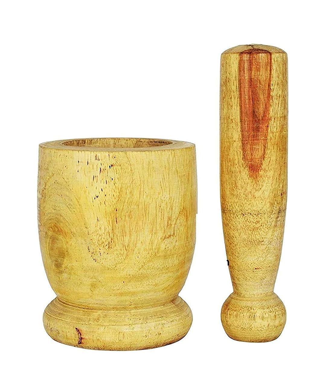 Buy Woodline International Presents Wooden Okhali and Musal/Mortar and ...