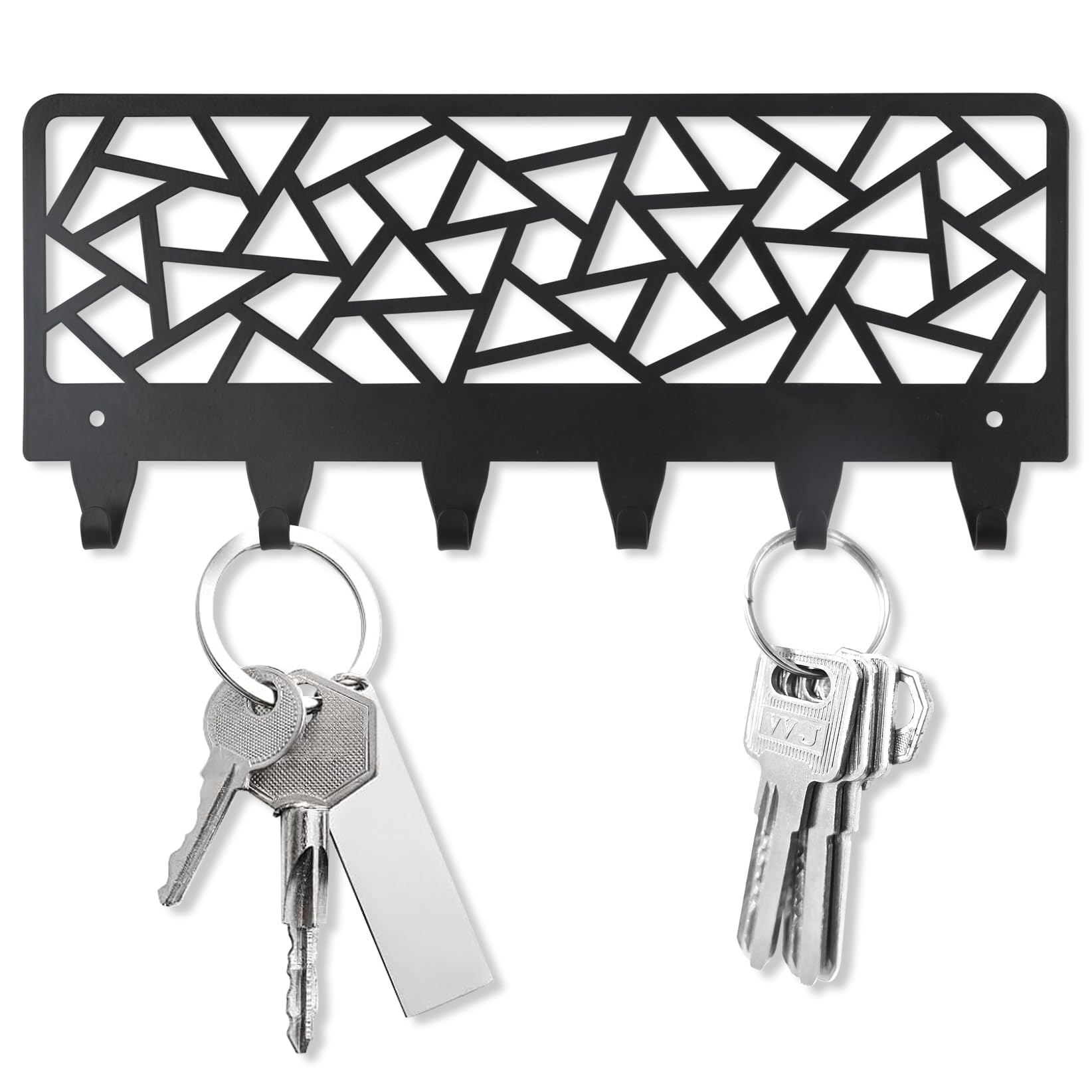 Amazon.com: BITALYE Geometric Antique Gold or Black Metal Decorative ...