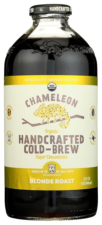Amazon.com: CHAMELEON COLD BREW Organic Blonde Roast Cold Brew Coffee ...