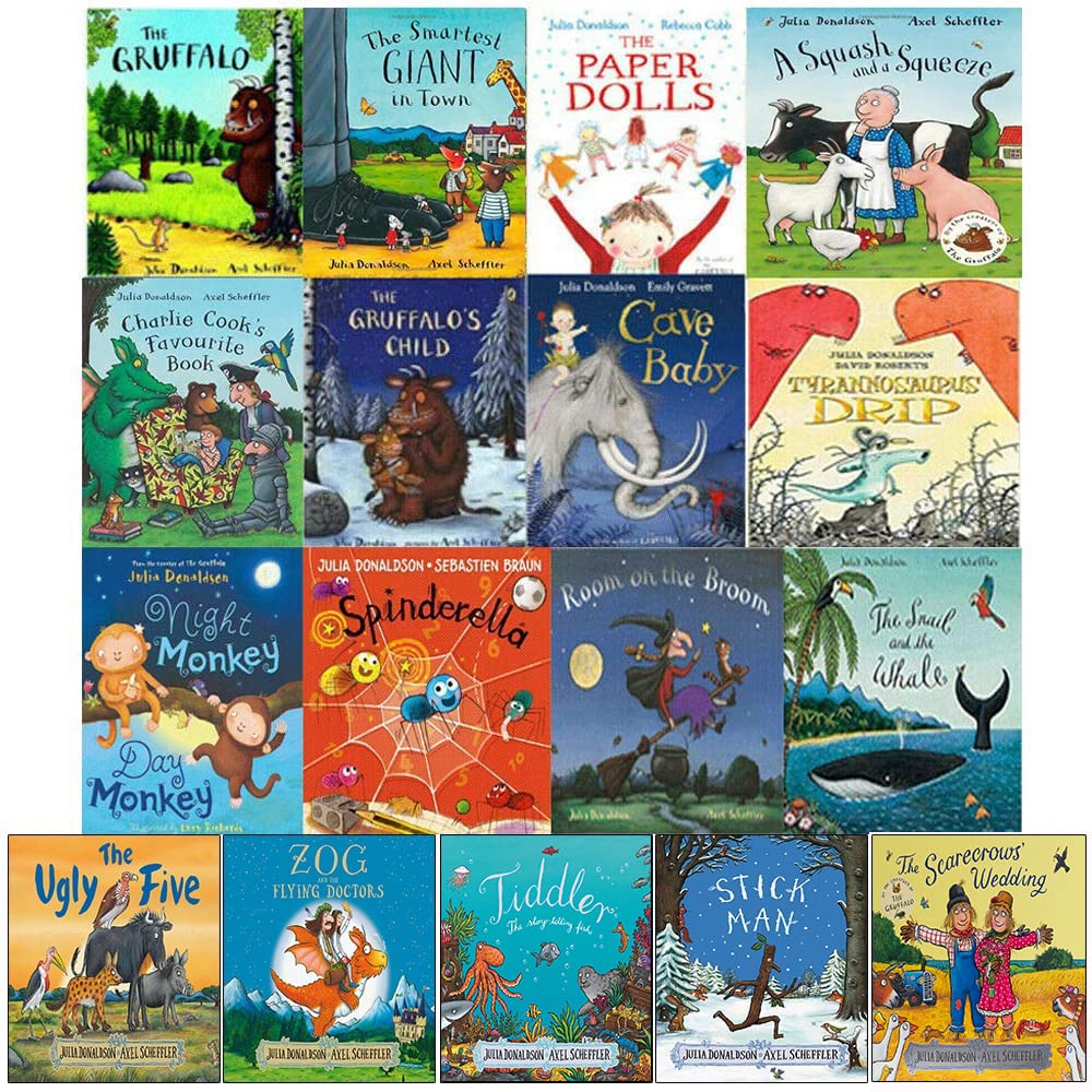 Julia Donaldson 17 Books Children's Collection Set : Amazon.in: Books