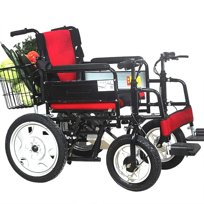 Buy Fire cloud Heavy Duty Power Wheelchair, Ultra-Portable Motorized ...