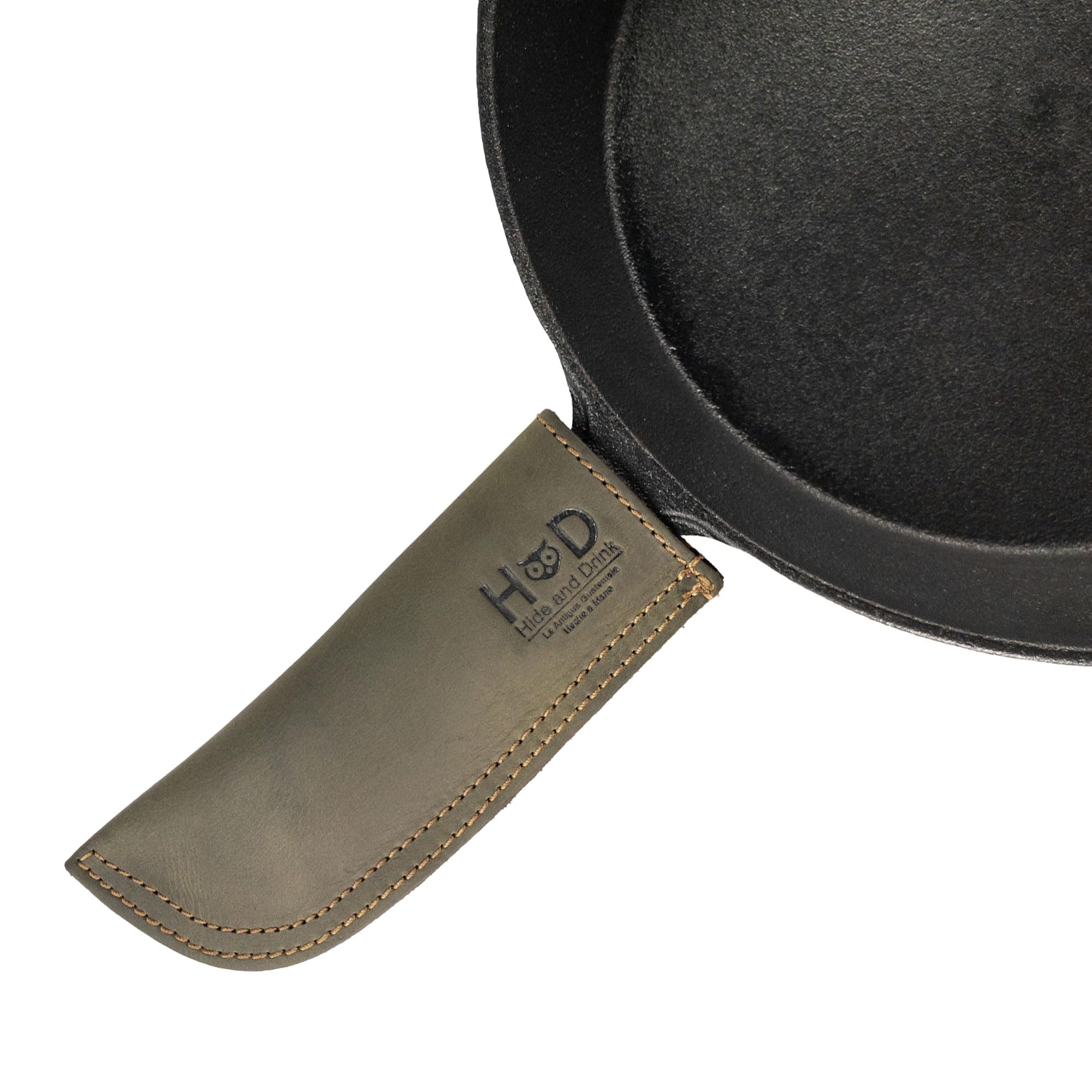 Amazon.com: Hide & Drink, Hot Handle, Cast Iron Protector, Panhandle ...