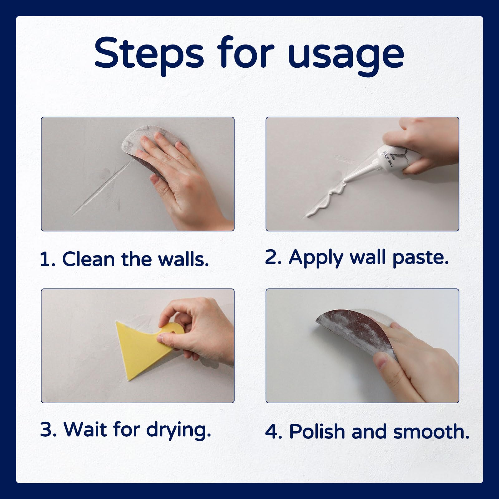 Snapklik.com : Drywall Repair Kit - 200g Plaster Wall Repair Kits Easy ...