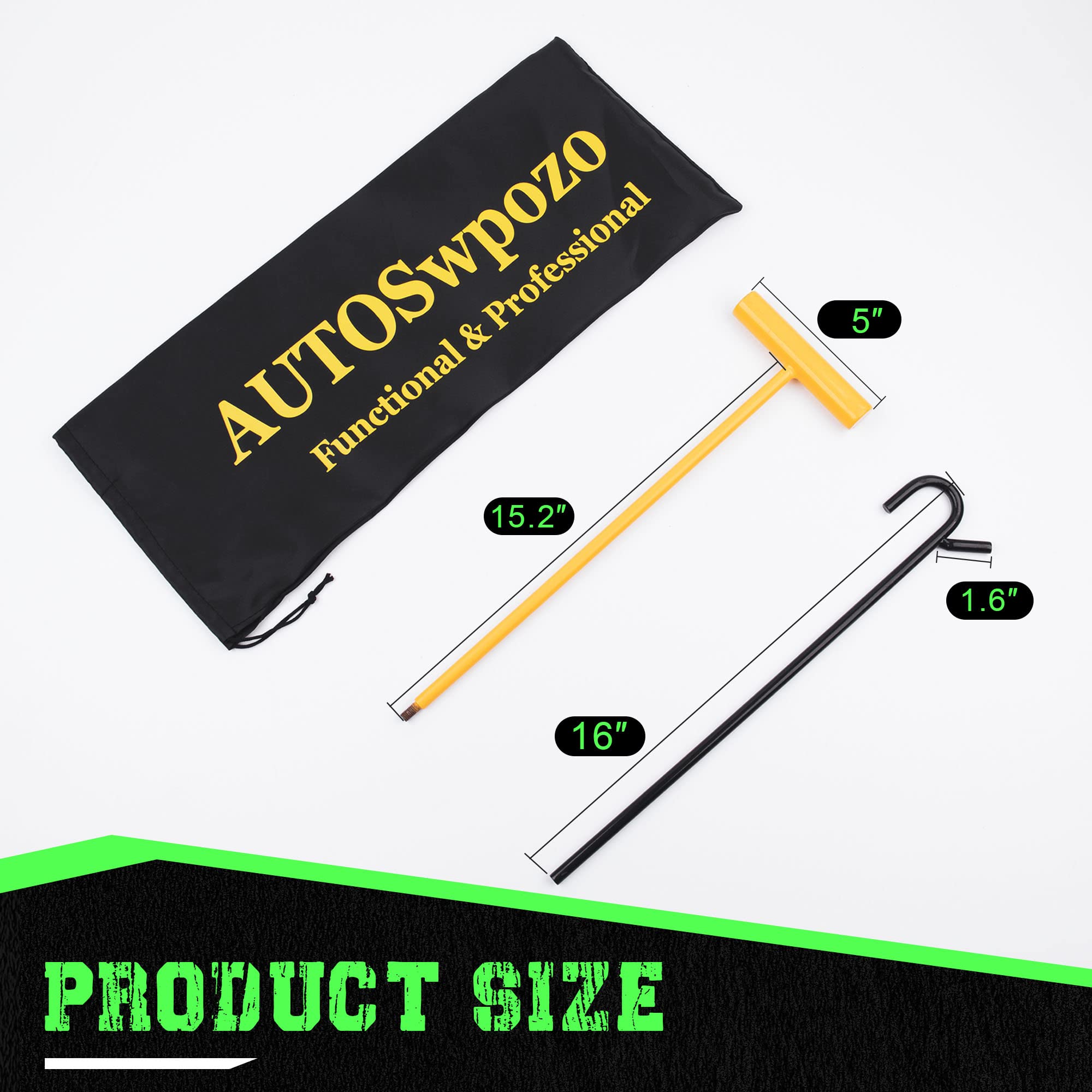 Snapklik.com : AUTOSwpozo 5th Wheel Pin Puller, 4 Pack 32" Solid Steel ...